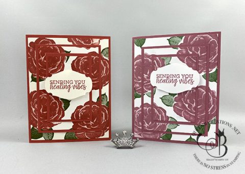 Healing Hugs Triple Stamp Technique | Queen B Creations