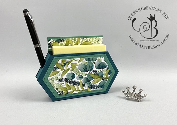 Post It Note, Pen & Calendar Desk Caddy | Queen B Creations