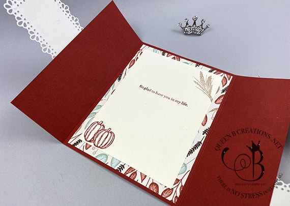 Interlocking Gatefold Card | Queen B Creations